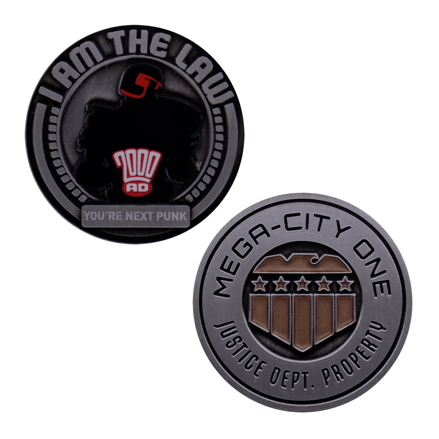 2000 AD Judge Dredd Mega-City One Coin – Fanattik Trade