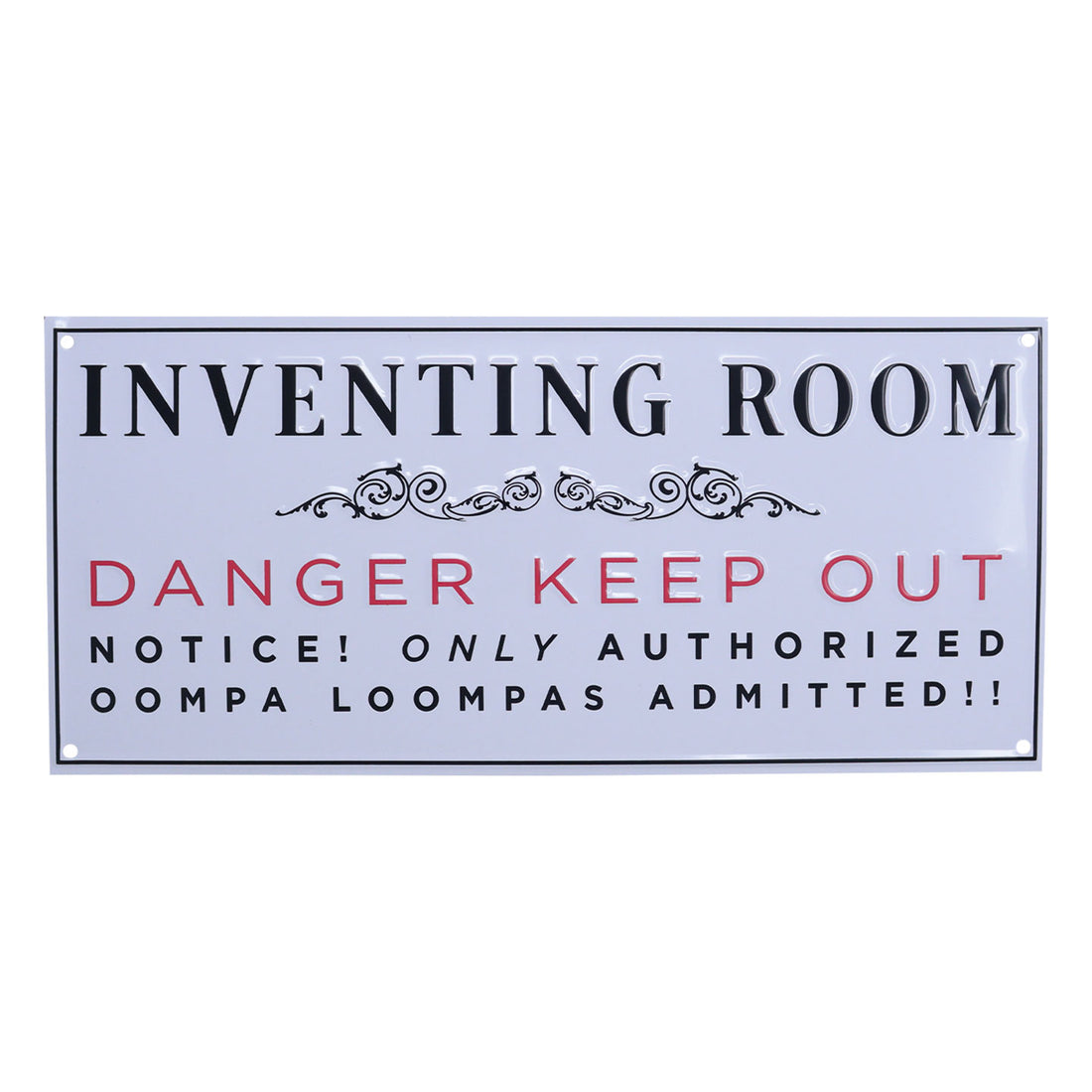 Willy Wonka and the Chocolate Factory Inventing Room Tin Sign ...